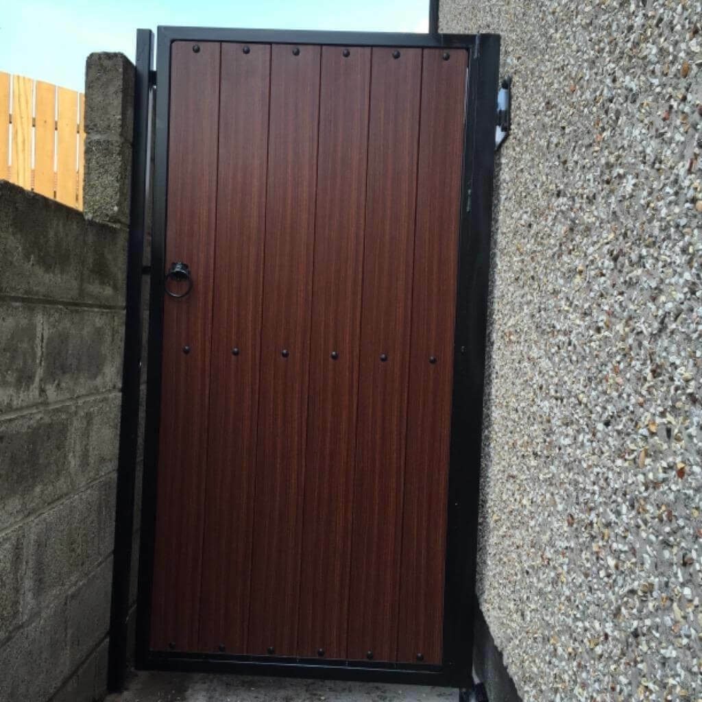 Metal Gate/ Wooden Gate / Timber Wood Infill Gate, Composite Wood Gate ...
